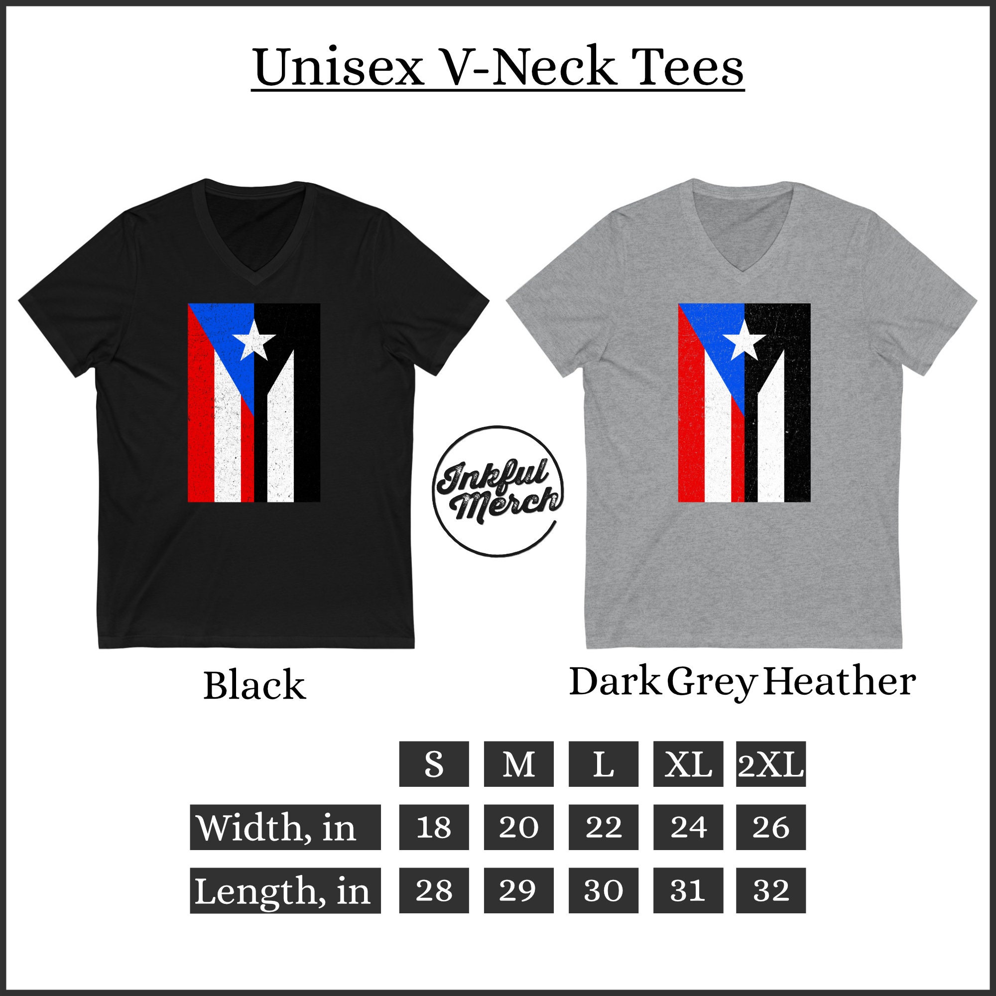 Puerto Rico Flag Shirt Puerto Rican Flag Shirt Half Black | Etsy