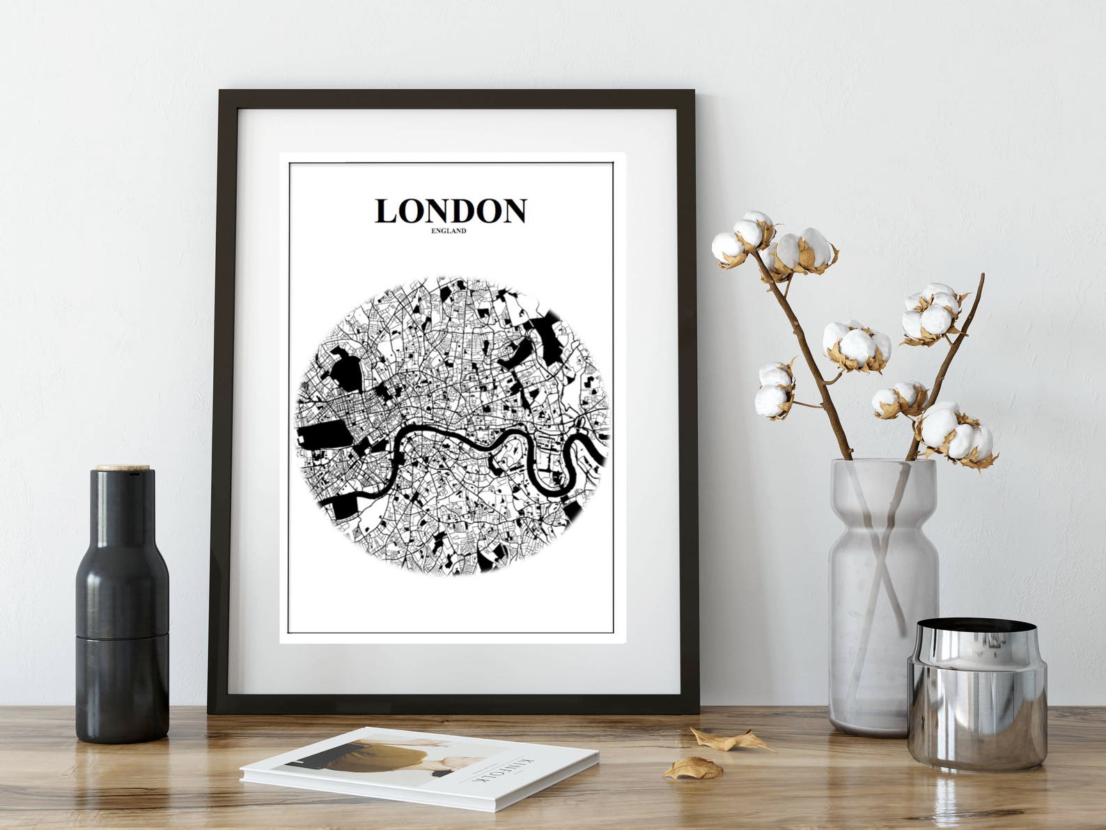 London Map Digital Download Printable Art Travel Map Wall Art Prints ...