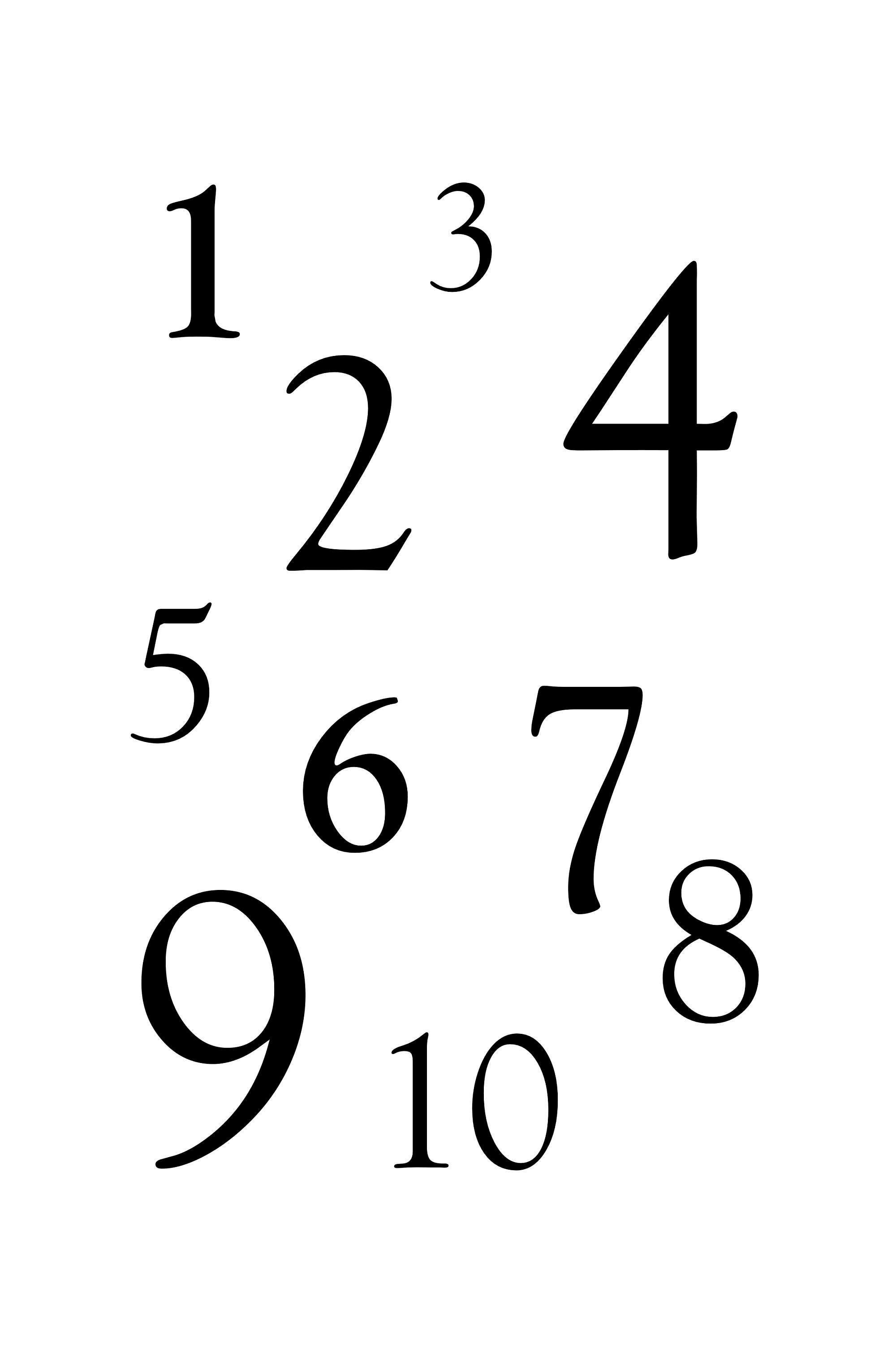 Numbers Digital Download Nursery Decor Home Decor Office Wall Art - Etsy