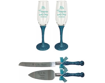 Turquoise Knife Set - Etsy