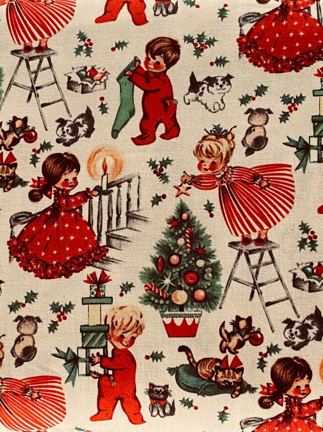 Michael Miller Christmas Eve Fabric - Etsy