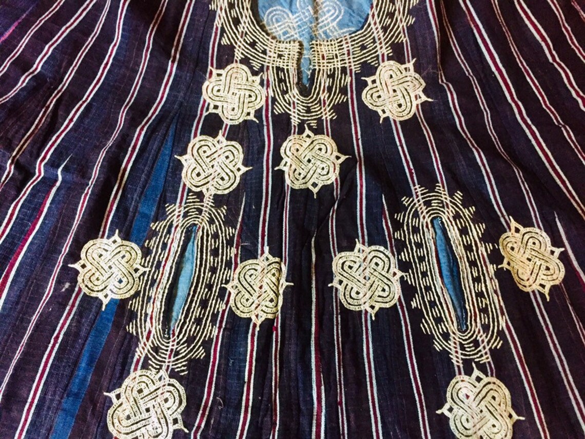 Large Antique Ase Oke Shirt // Handwoven Strip Cloth // Yoruba - Etsy