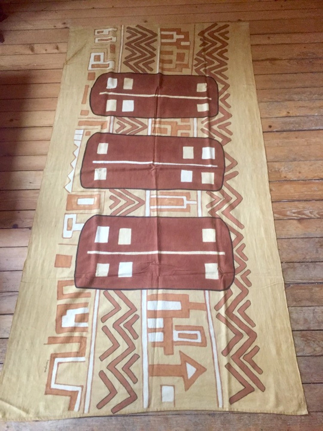 Large Bogolan // Mud Cloth // Mali // Vintage African Textile - Etsy