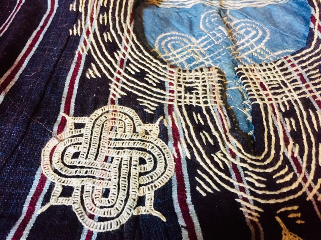 Large Antique Ase Oke Shirt // Handwoven Strip Cloth // Yoruba - Etsy