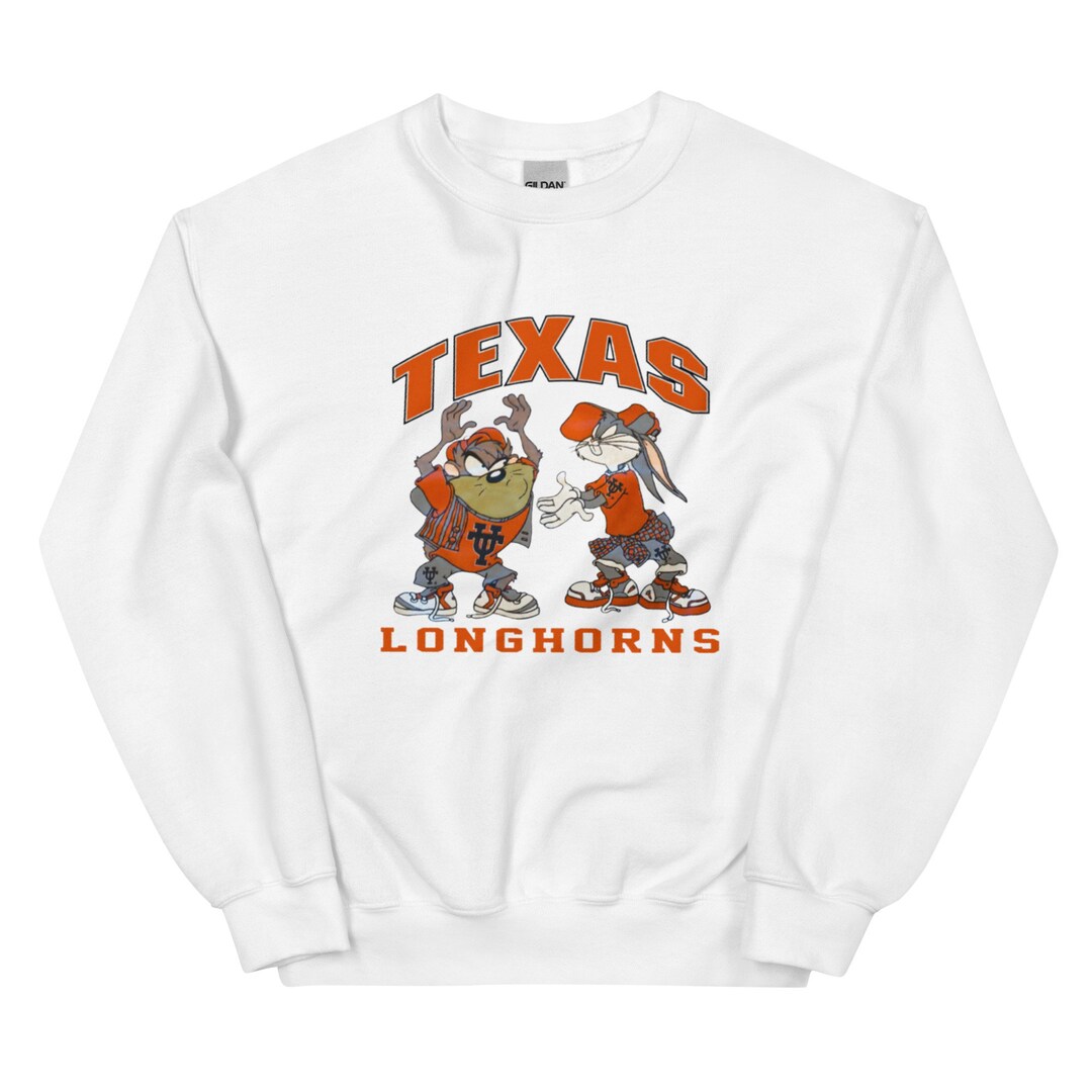 University of Texas Vintage Printed Retro Looney Tunes Sweatshirt UT ...