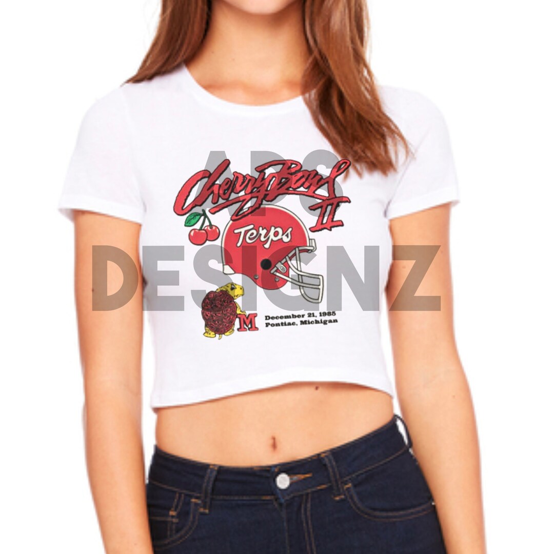 University of Maryland Terps Umb Vintage Retro Printed Football ...