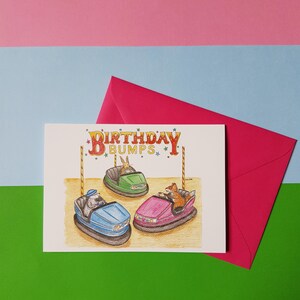 Birthday Bumps Dodgems Card - Etsy