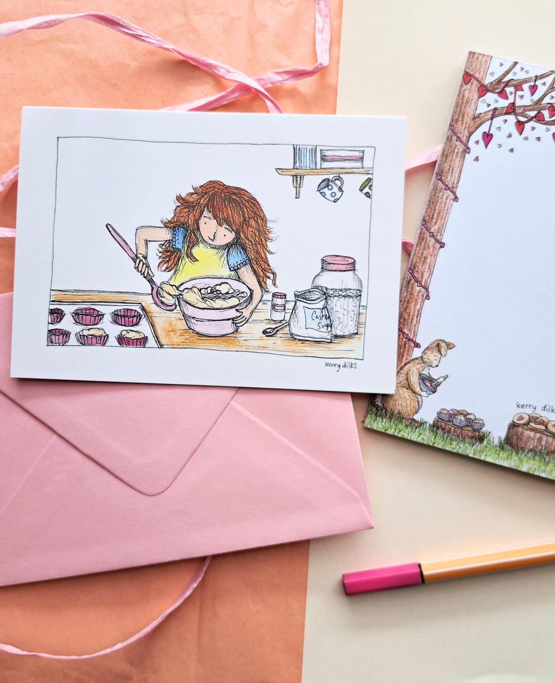 Baking Birthday Card - Etsy