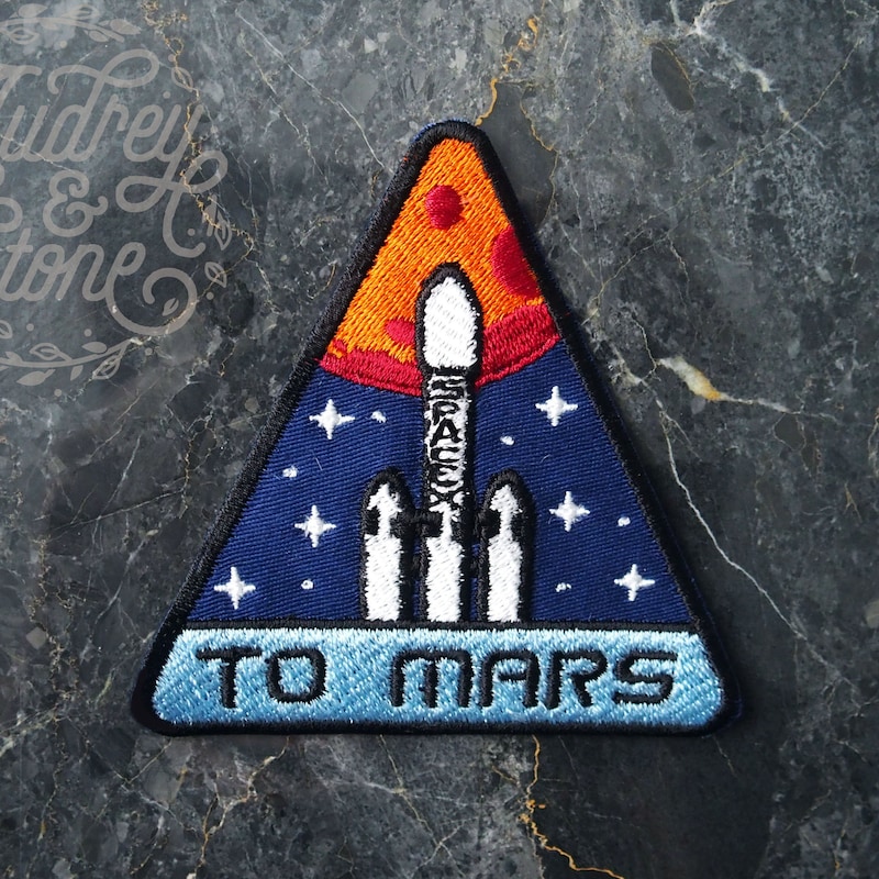 Spaceship Patch - Etsy