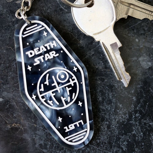 Death Star Acrylic Keychain Star Wars Hotel Motel - Etsy