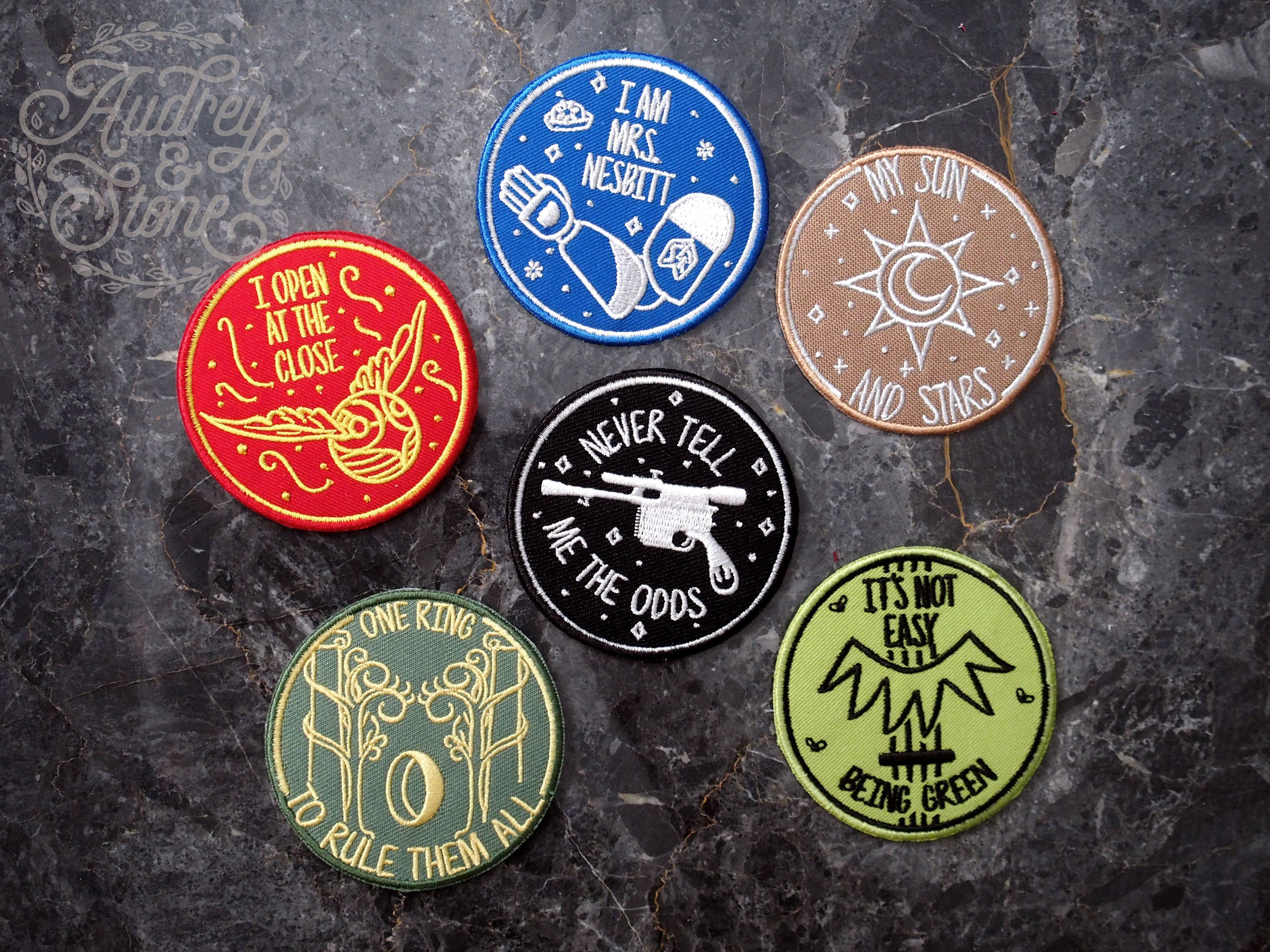 Lord of the Rings Fan Patch Embroidered Patches the | Etsy