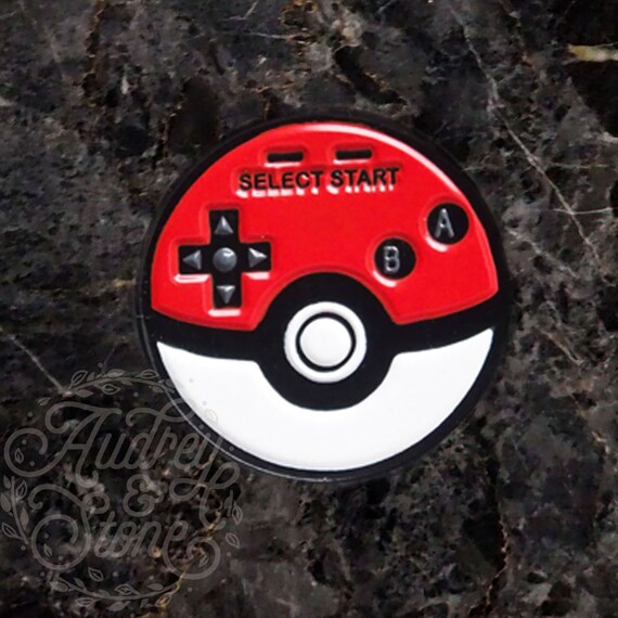 Pokeball Pin Soft Enamel Gameboy Color Pokemon Pikachu | Etsy