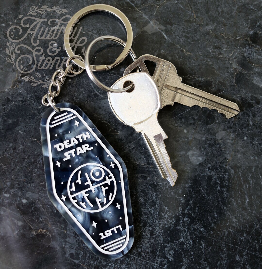 Death Star Acrylic Keychain Star Wars Hotel Motel Skywalker Han Solo ...
