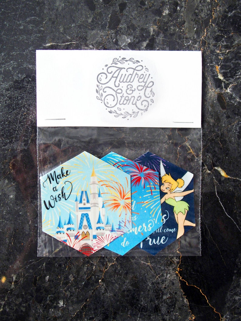 Magic Kingdom Sticker Pack | 3 Interlocking Designs | Wishes | Wish ...