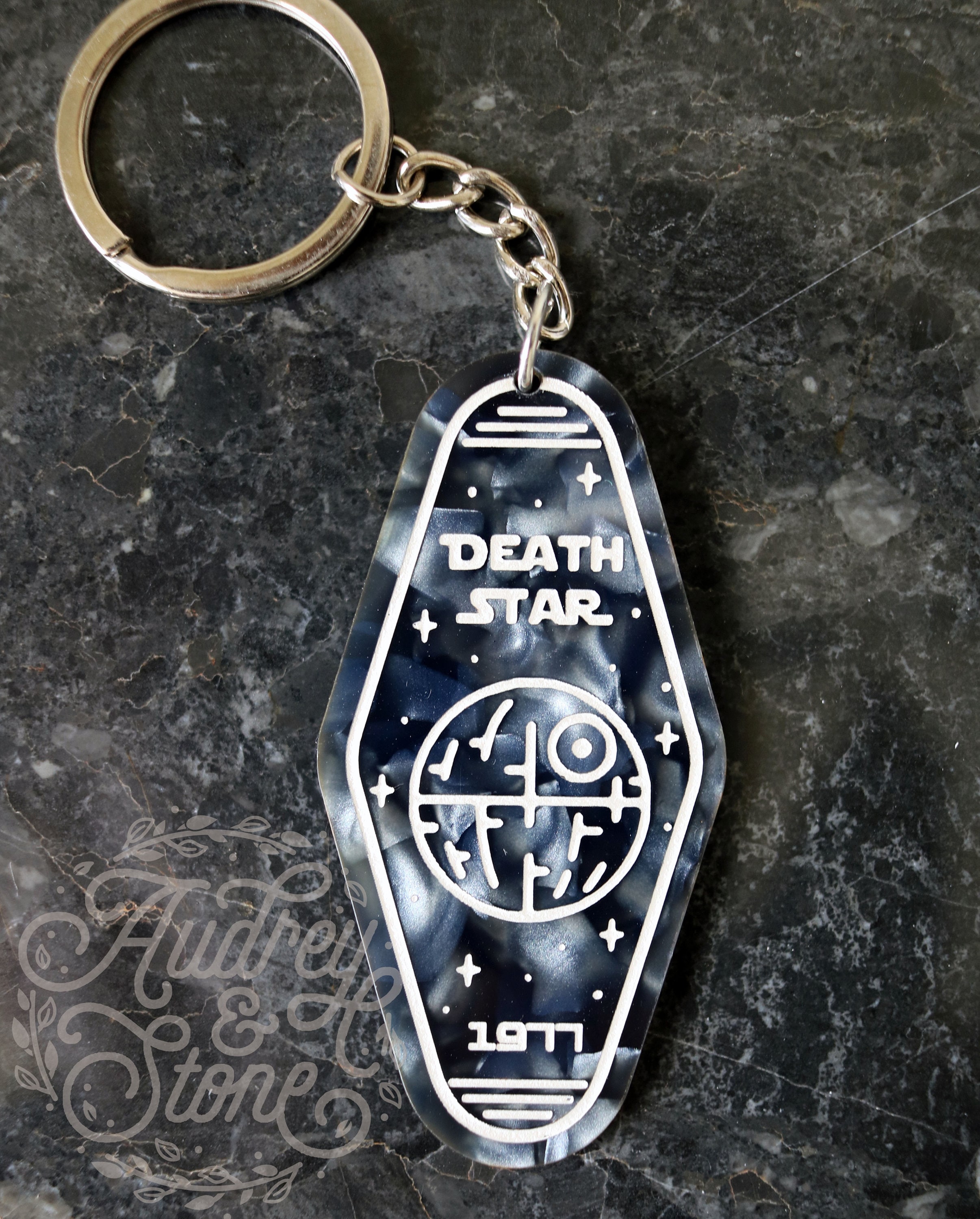 Death Star Acrylic Keychain Star Wars Hotel Motel - Etsy