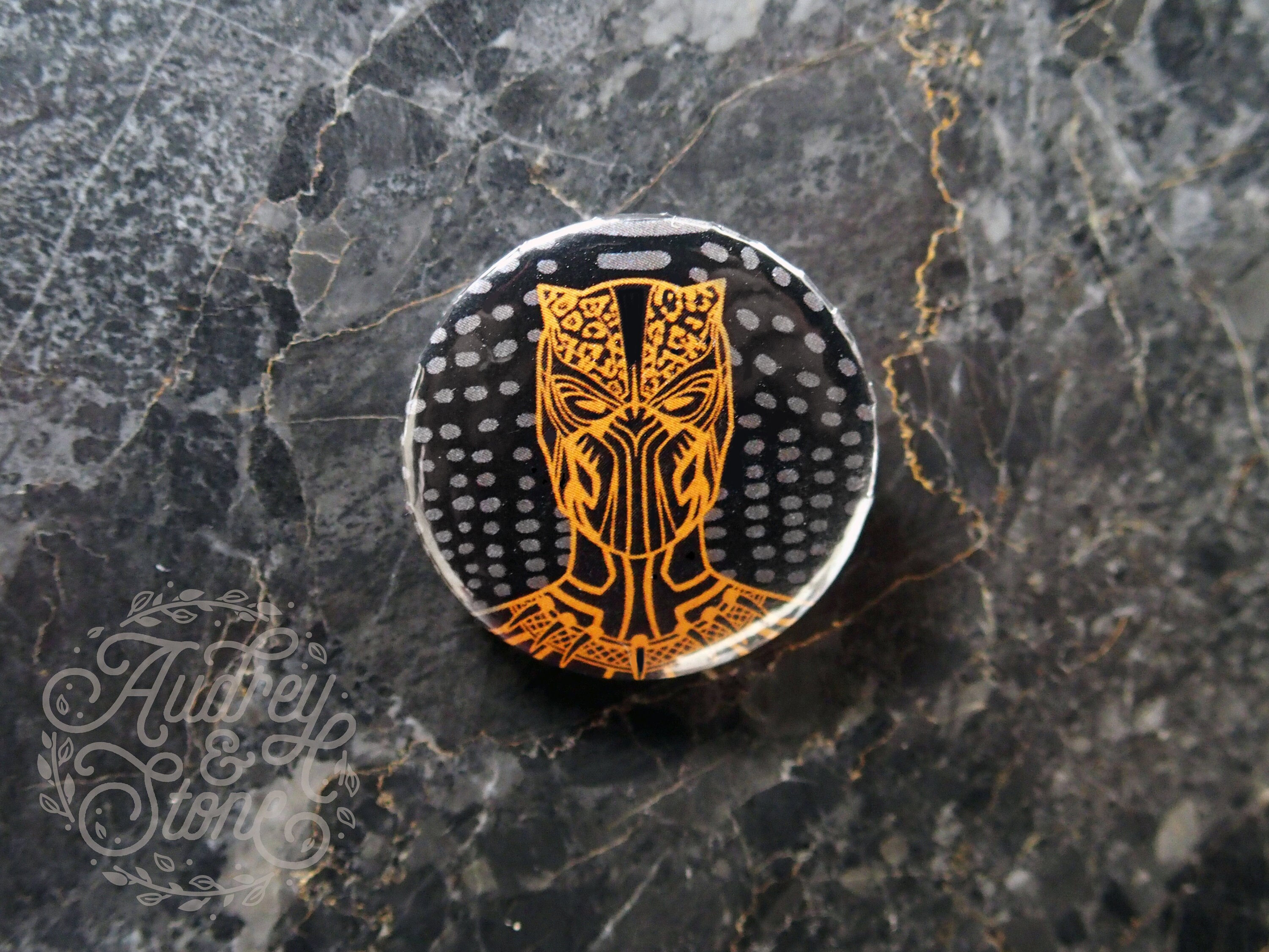 Black Panther Badges - Individual Listing | Wakanda Forever | T'challa ...