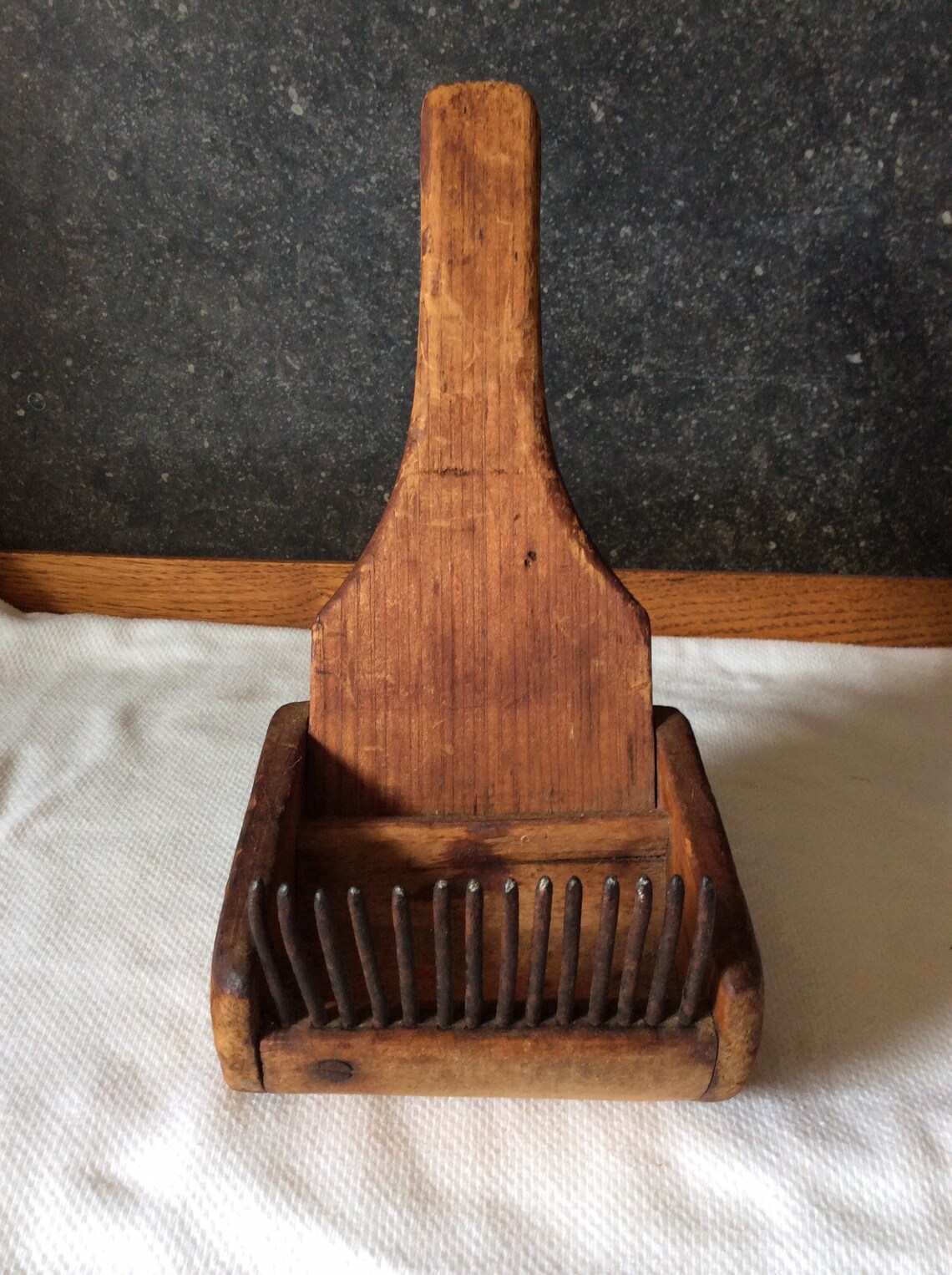 Antique handmade wood ice scraper/chipper | Etsy