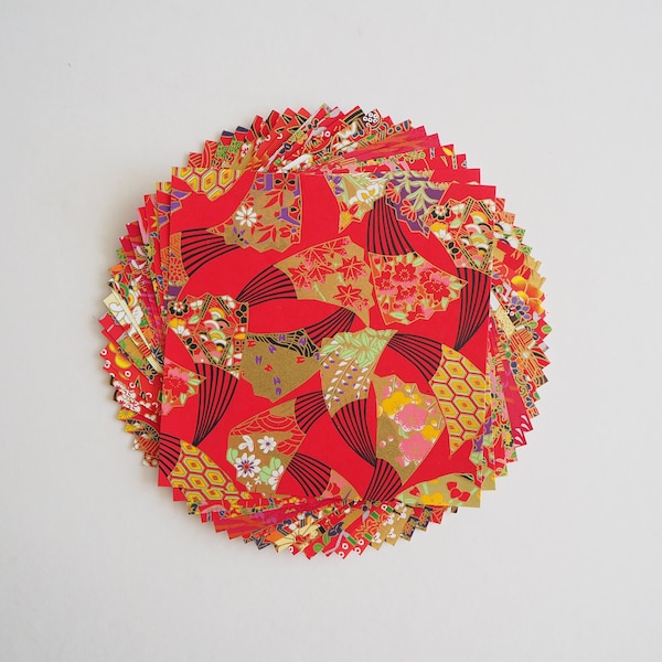 Red Origami - Etsy