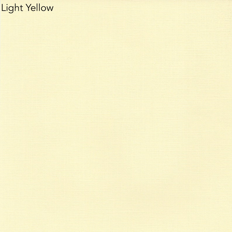 Pack of 20 Sheets 14x14cm Textured Linen Paper Pack Yellow - Etsy UK