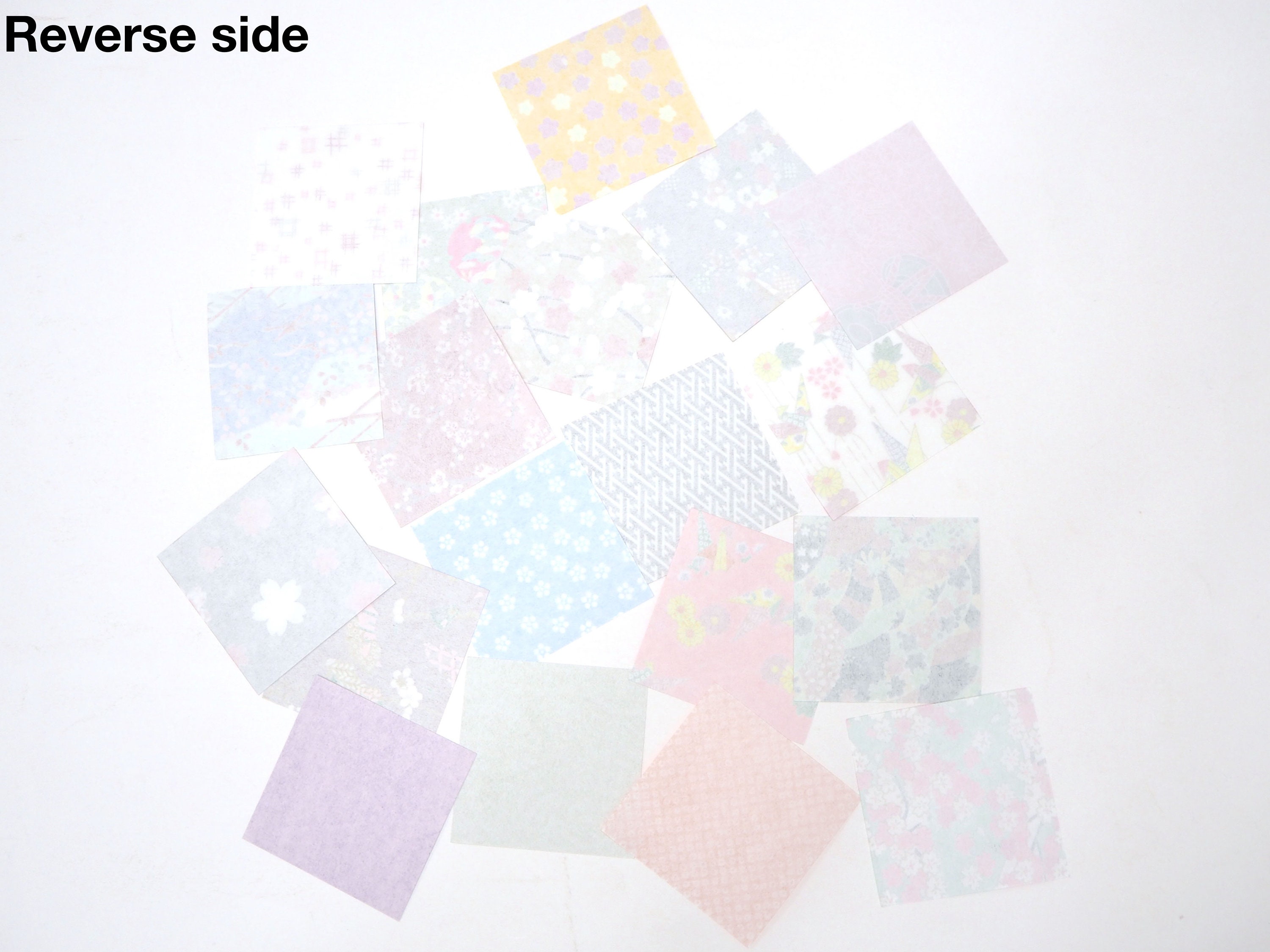 Mixed Pack of 100 Sheets 7x7cm Craft Paper Yuzen Washi - Etsy UK
