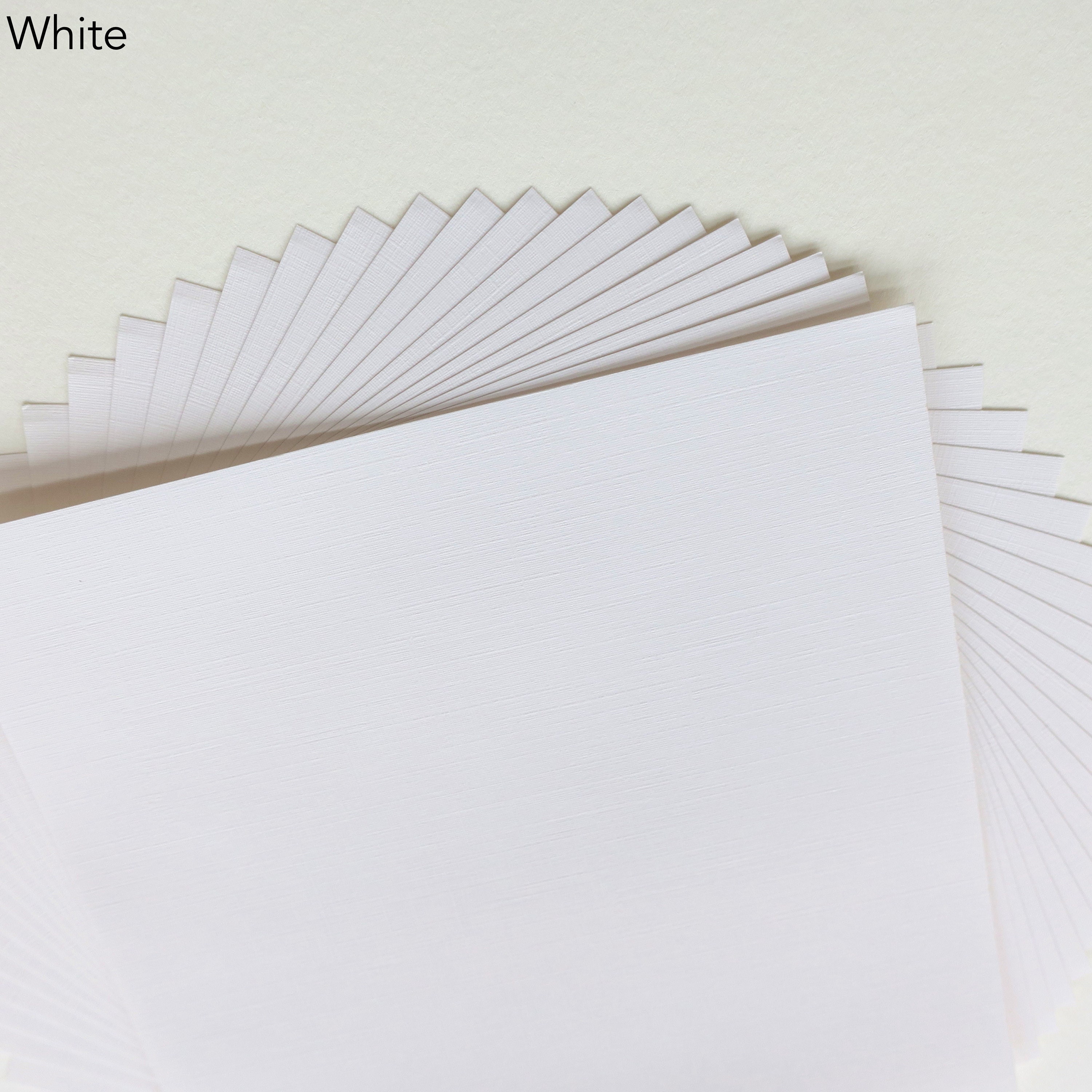 Pack of 20 Sheets 14x14cm Textured Linen Paper Pack Yellow | Etsy