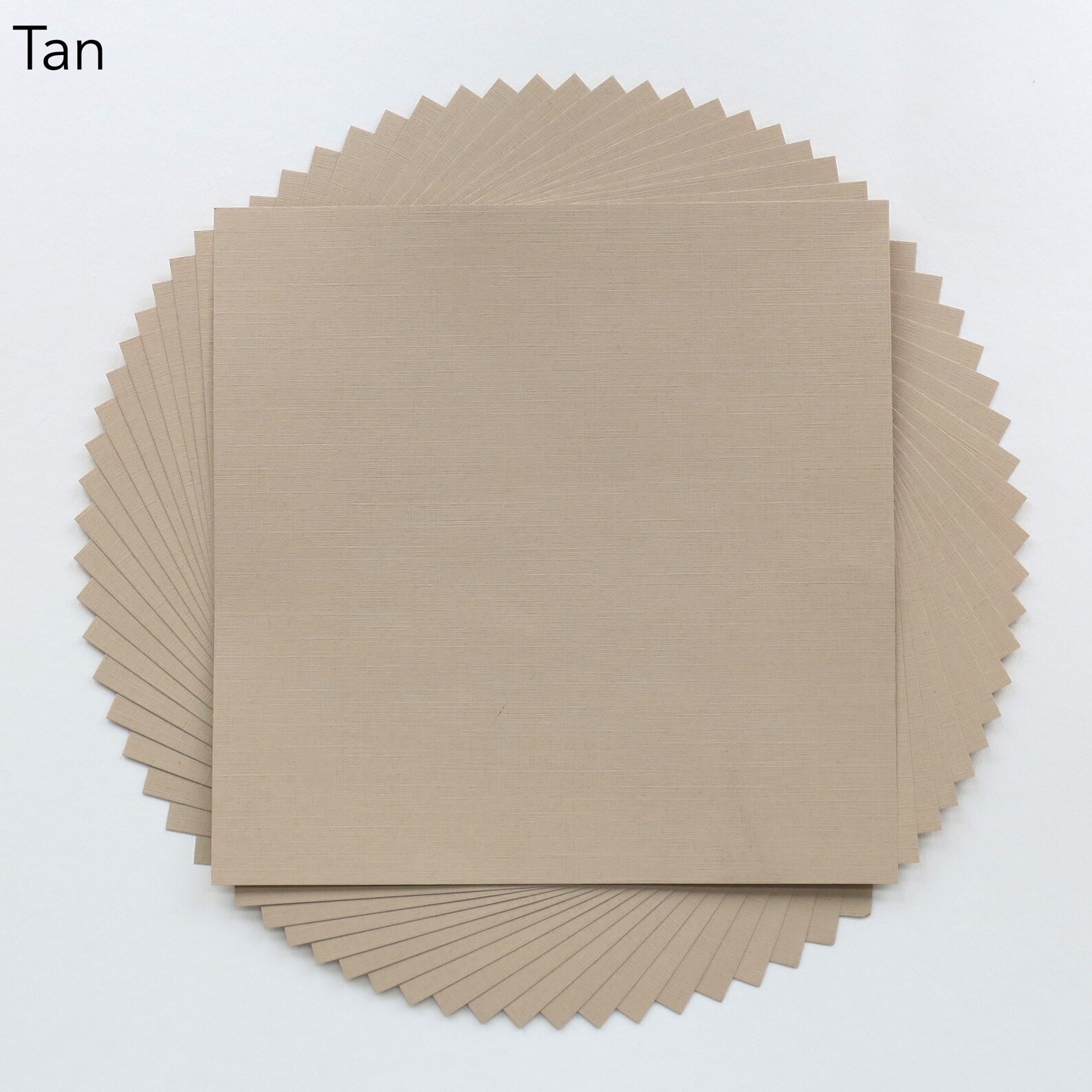 Pack of 20 Sheets 14x14cm Textured Linen Paper Pack Yellow | Etsy