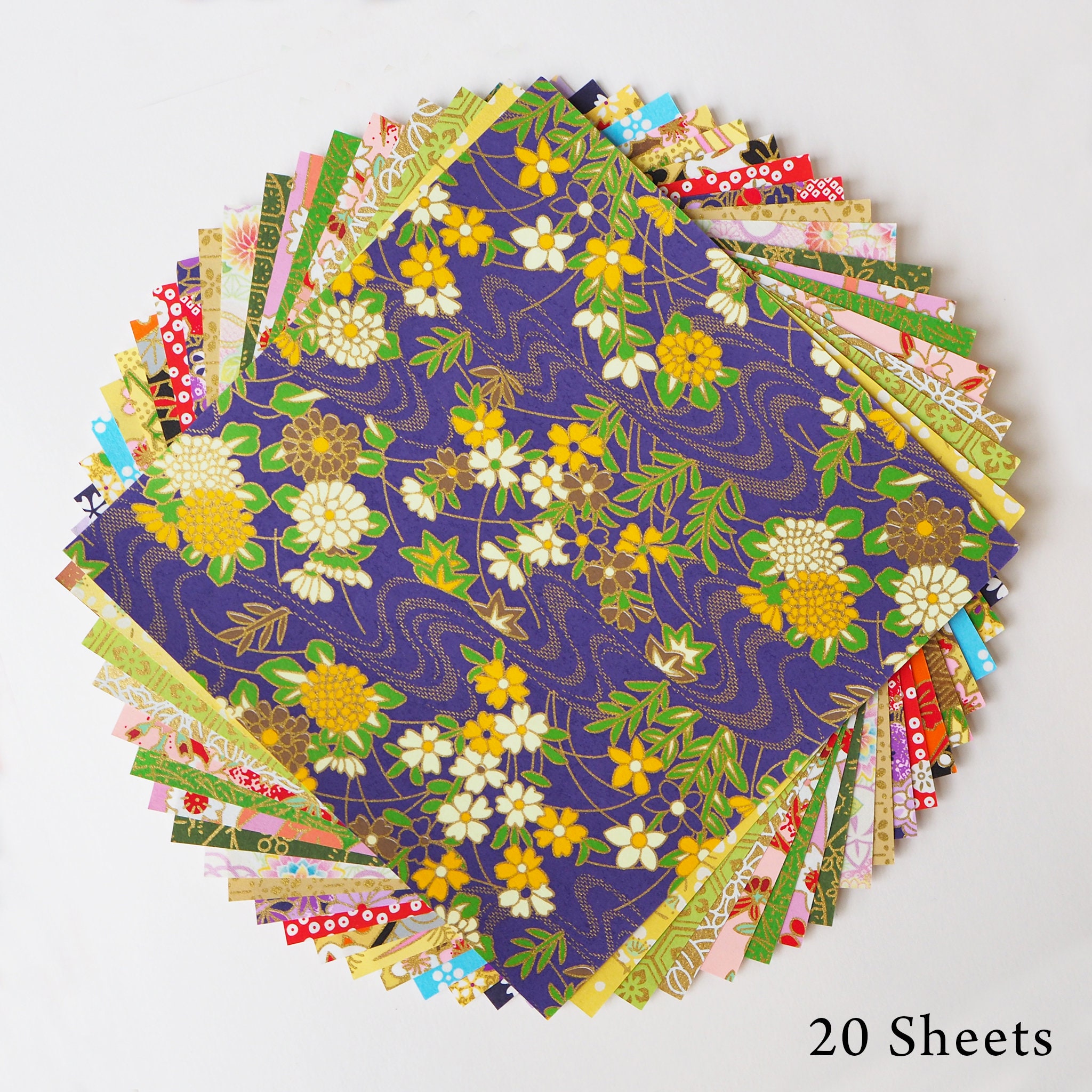 20 or 50 Sheets 14x14cm Mixed Colours Craft Paper Pack - Etsy UK