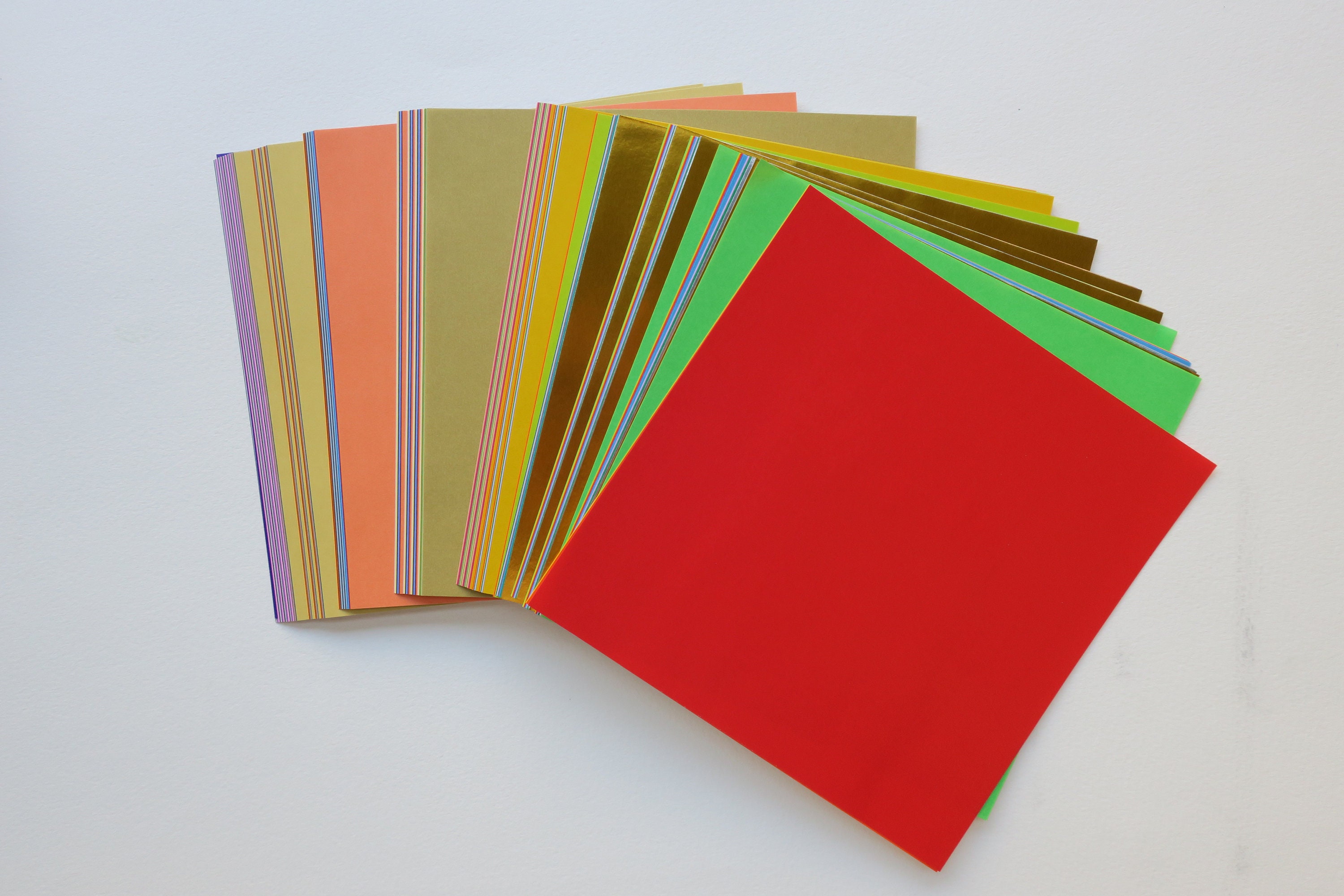 220 Sheets 15x15cm Toyo Education Multicoloured Origami Paper | Etsy