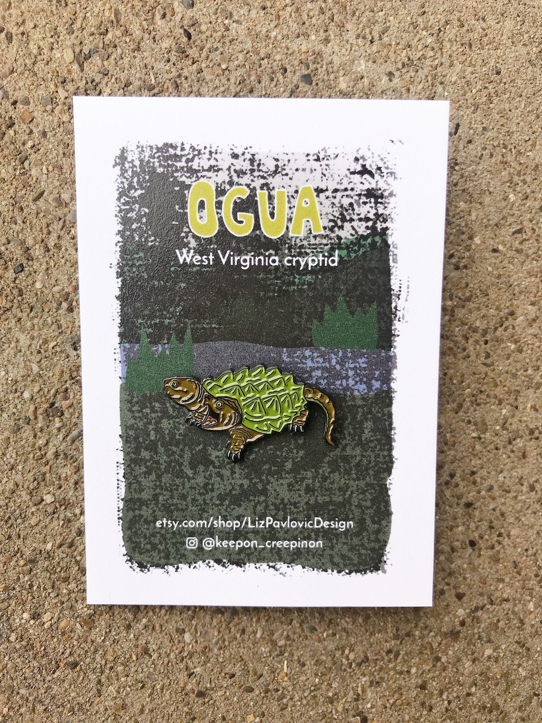 Ogua Enamel Pin - Etsy