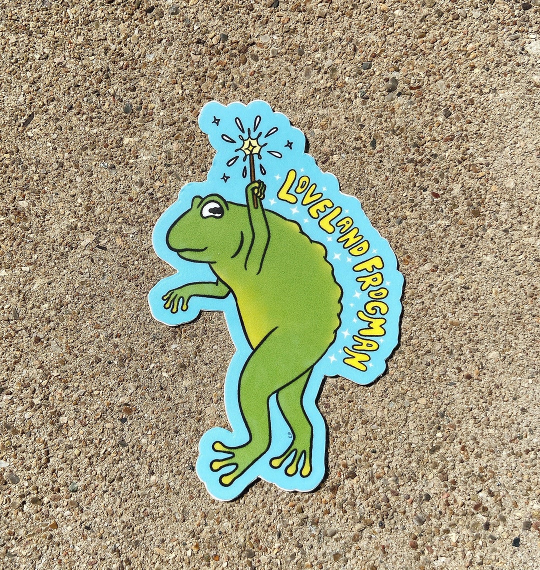 Loveland Frogman Sticker - Etsy