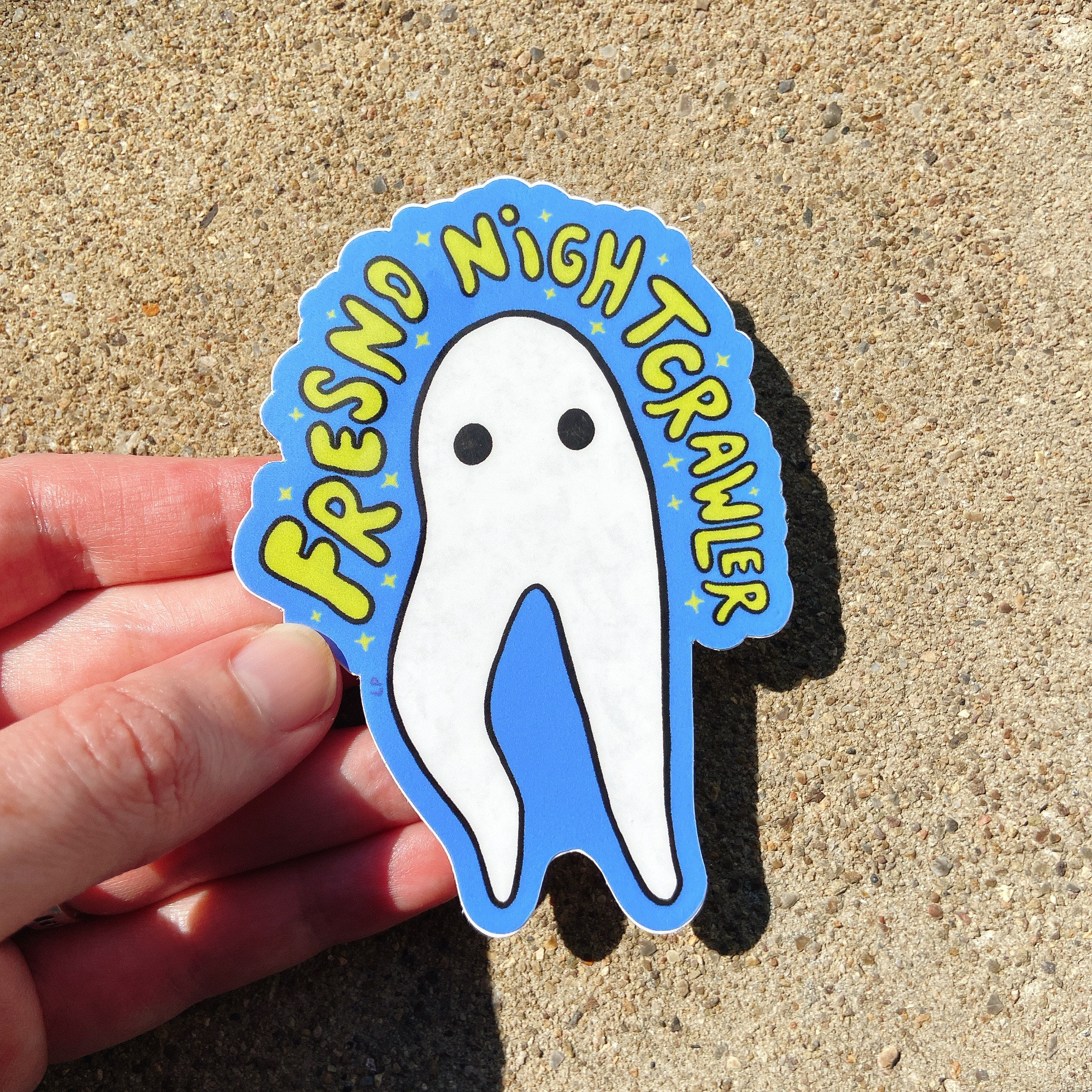 Fresno Nightcrawler Sticker - Etsy