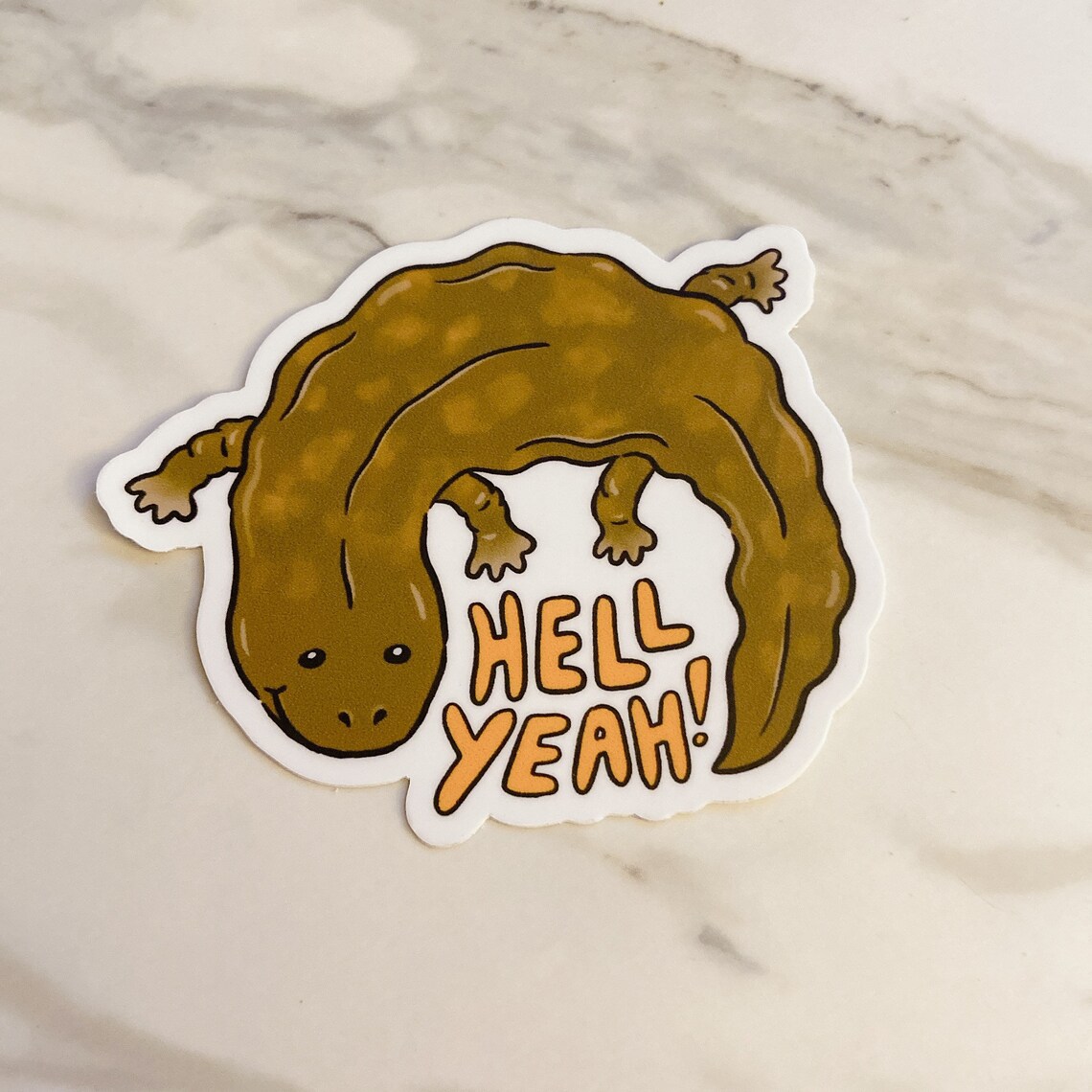 Hellbender Sticker - Etsy
