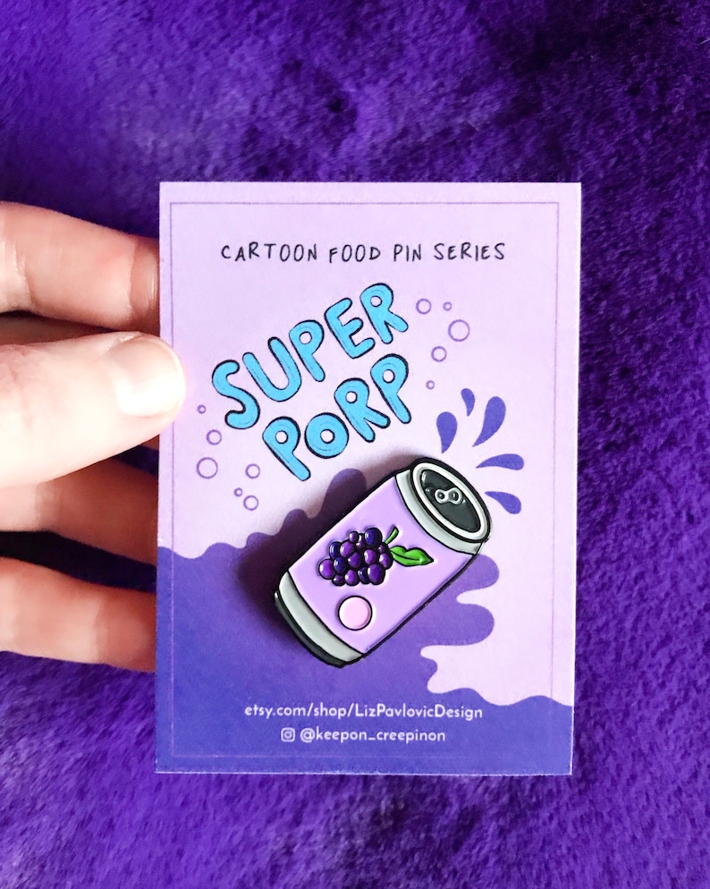 Super Porp Enamel Pin - Etsy