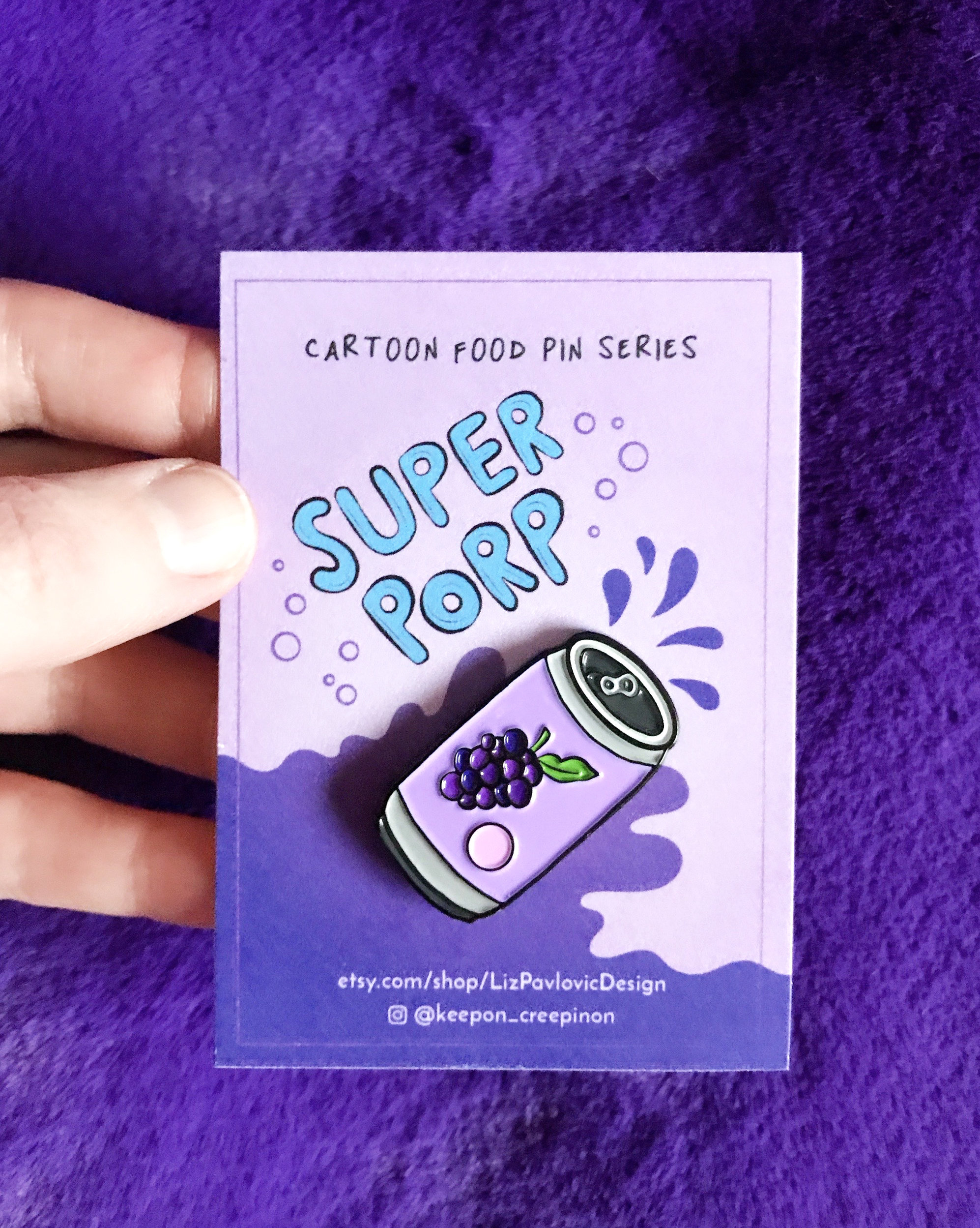 Super Porp Enamel Pin - Etsy