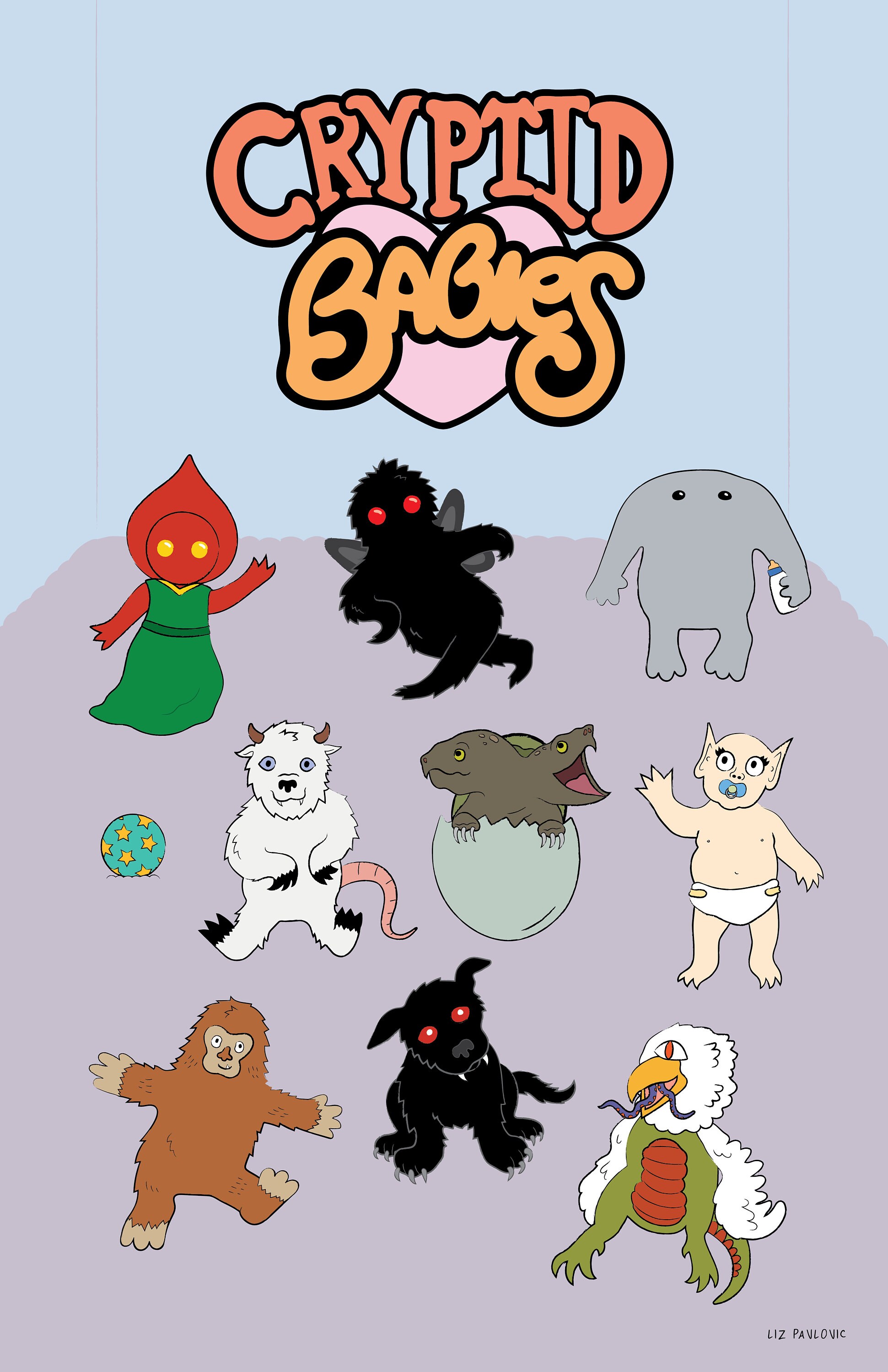 Cryptid Babies Poster - Etsy