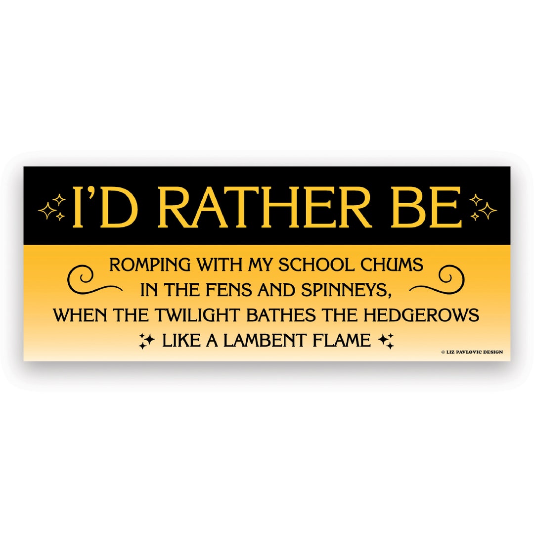 Gil Chesterton Frasier Bumper Sticker - Etsy UK