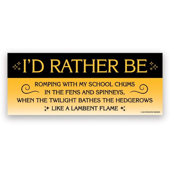 Gil Chesterton Frasier Bumper Sticker | Etsy