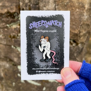 Sheepsquatch Enamel Pin - Etsy