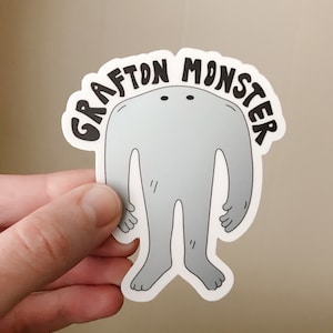 Grafton Monster Sticker - Etsy