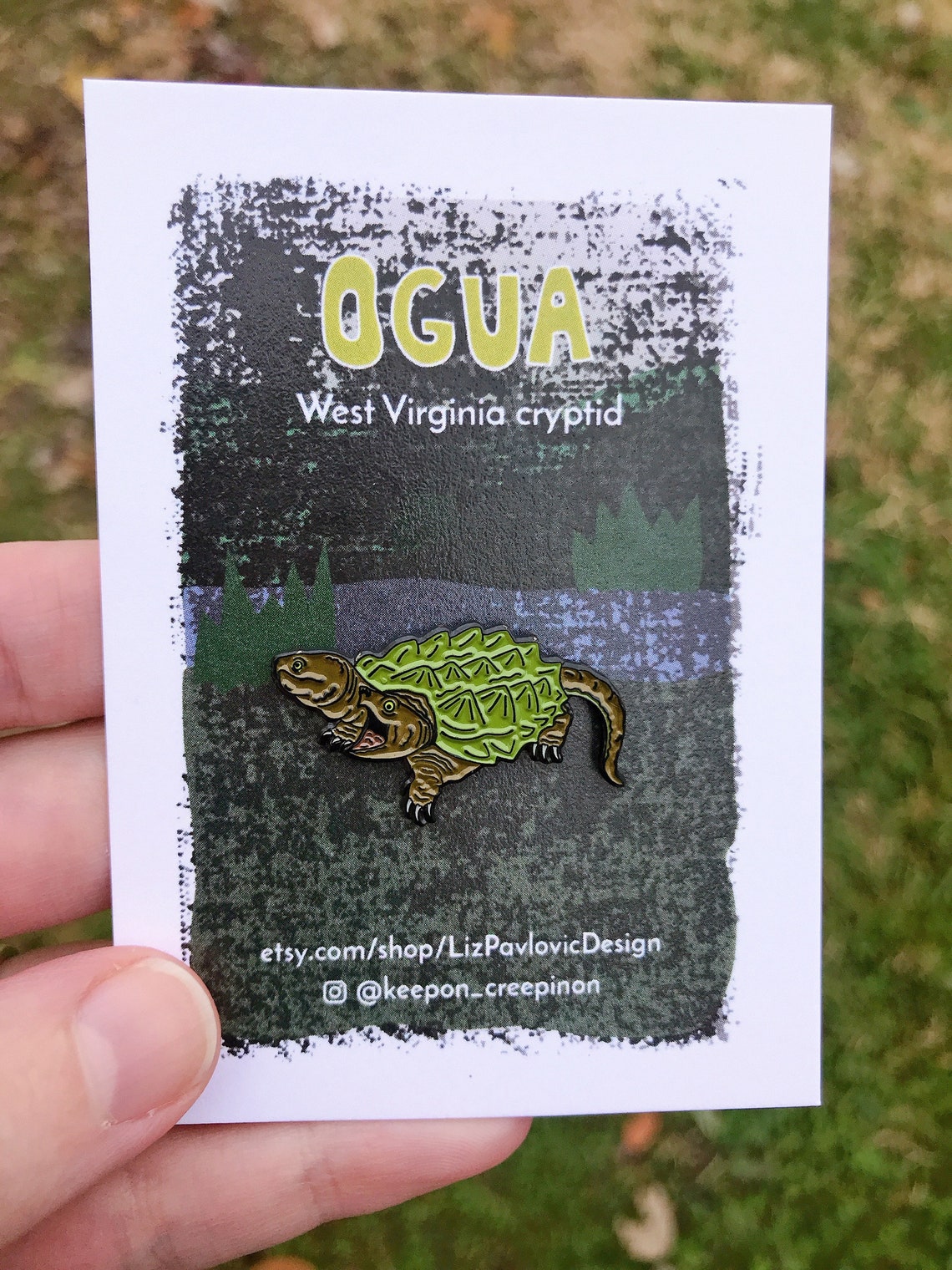 Ogua Enamel Pin - Etsy