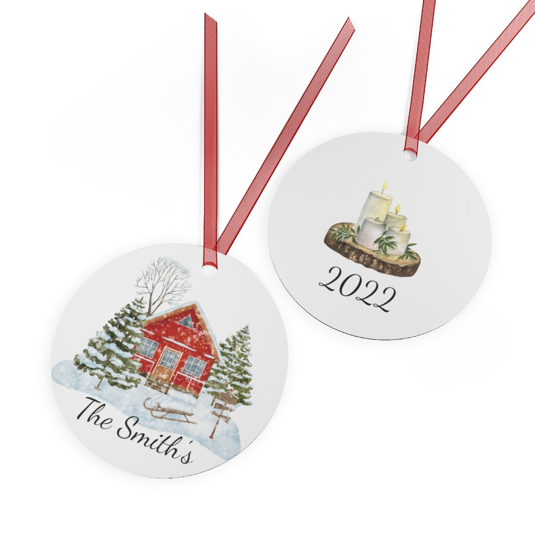 Personalized 2022 Metal Ornaments - Etsy