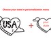 USA Car Decals Set of 2pcs With Personalization, Different Vinyl Colors ...