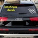 USA Car Decals Set of 2pcs With Personalization, Different Vinyl Colors ...
