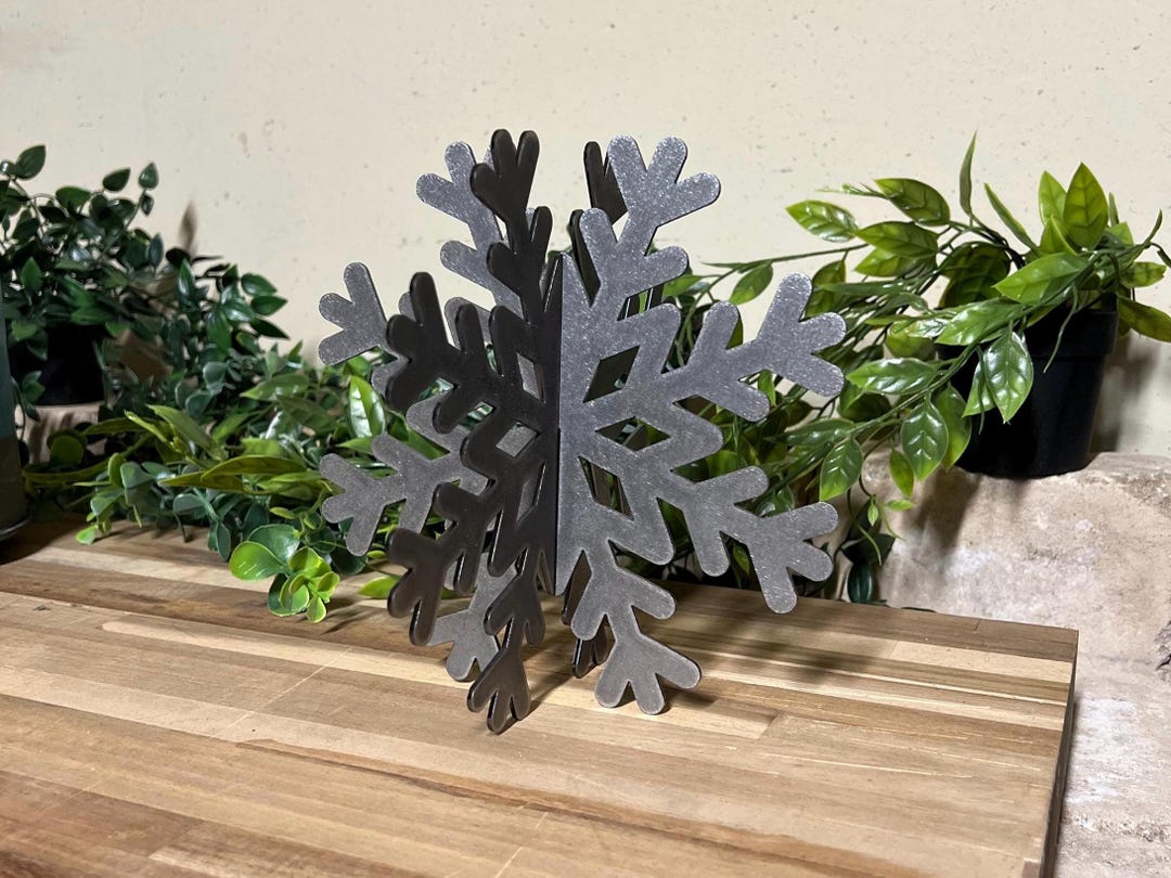 Steelfreak 3D Metal Snowflake - Etsy