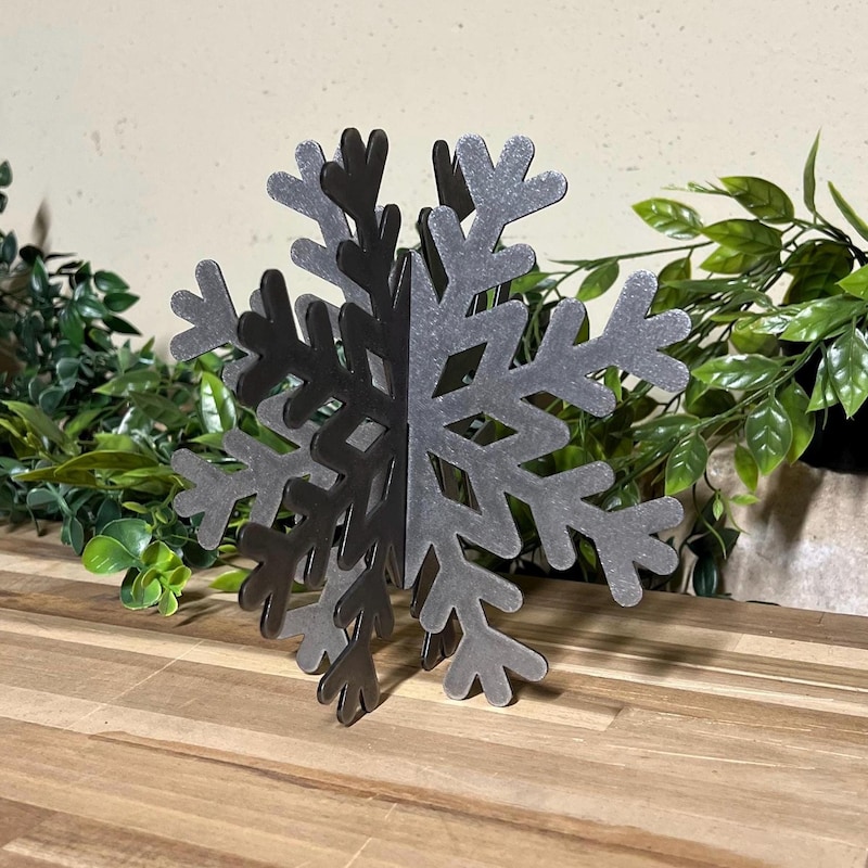 Metal Snowflake for Tree - Etsy