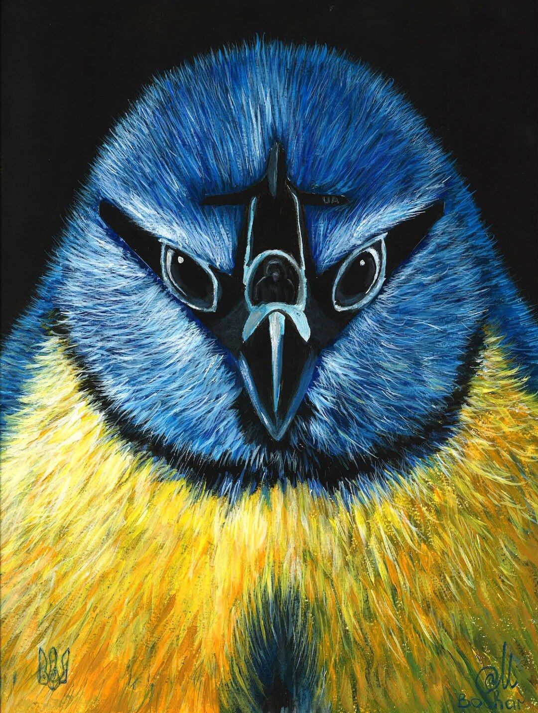 Military Bird Art, Instant Download, Support Ukraine, Ukrainian Seller ...