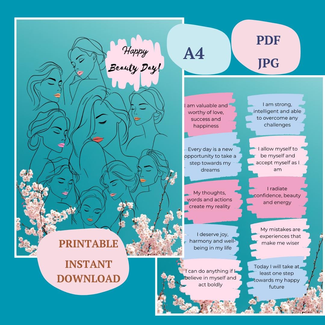 Positive Affirmations Card/inspirational Card/motivational Card ...