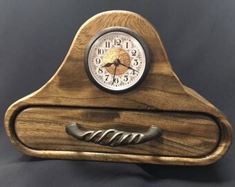 Rustic/distressed Mantel Clock bandsaw Box | Etsy