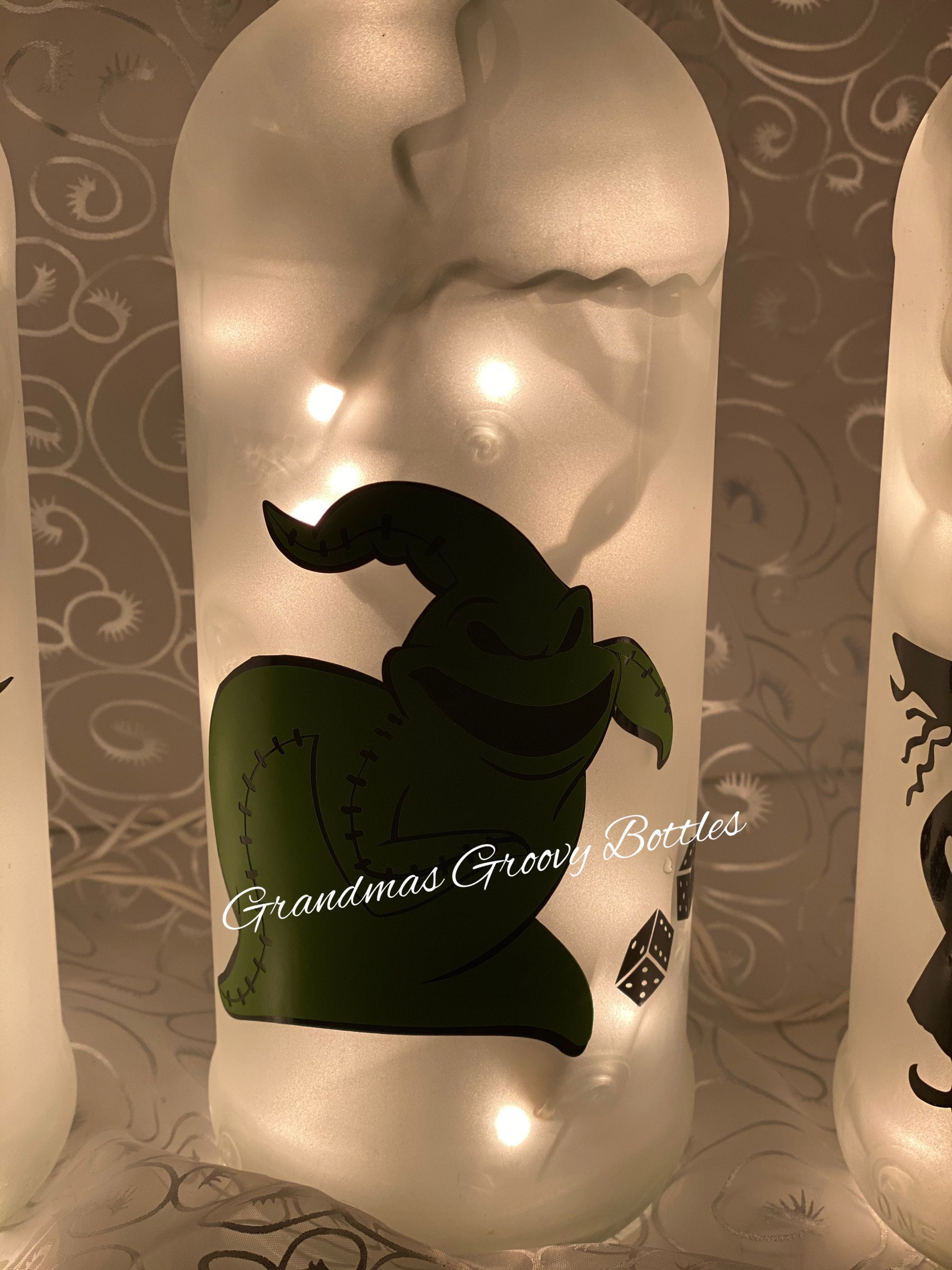 Handmade Oogie Boogie Boogies Boys and Zero Light up Bottle - Etsy