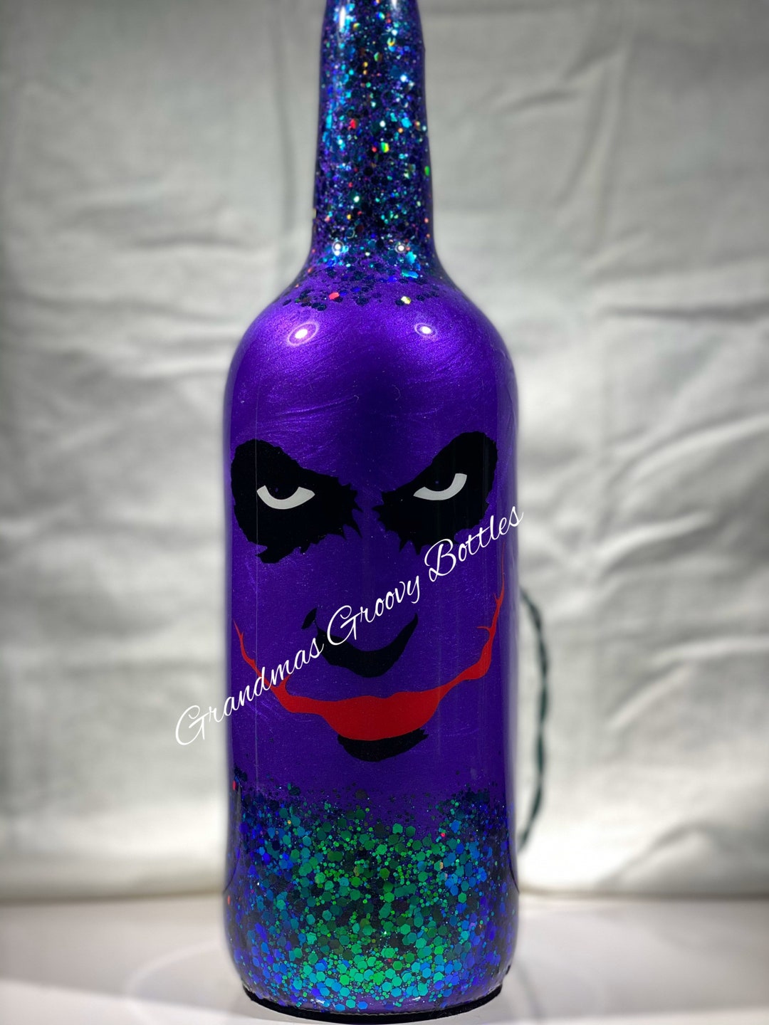 Handmade Joker Light up Bottle - Etsy